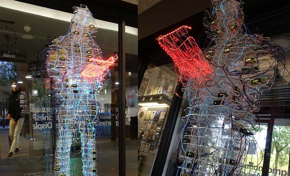 STANZA || Artwork made by the British artist Stanza. Installations ...