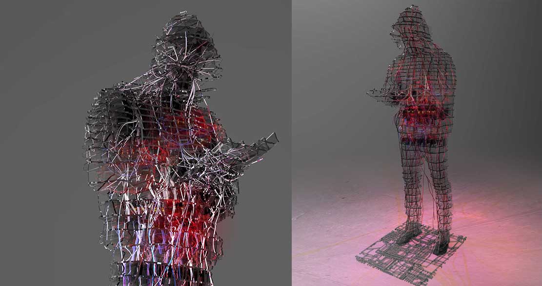 STANZA || Artwork made by the British artist Stanza. Installations ...