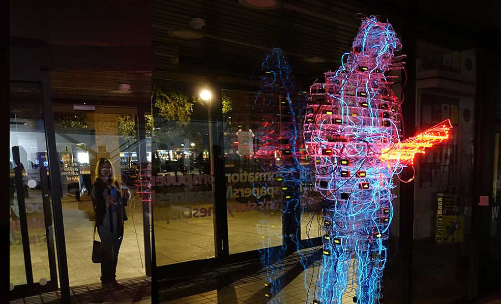 STANZA || Artwork made by the British artist Stanza. Installations ...